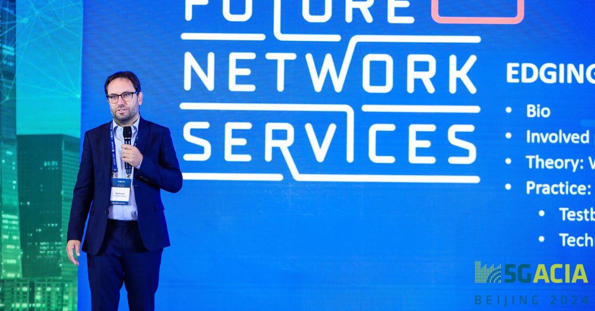 Jos Berière spreker op de 5G ACIA Plenary Meeting in Beijing - Future Network Services